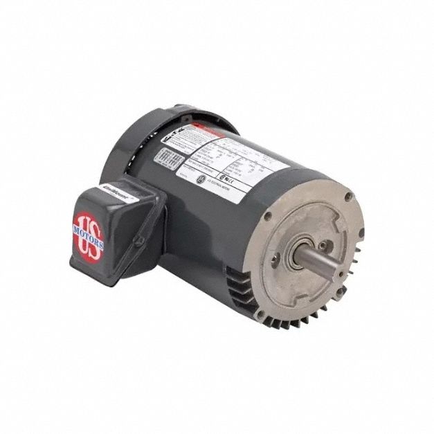 U.S. MOTORS, Totally Enclosed Fan Cooled, Rigid Base Mount, General ...