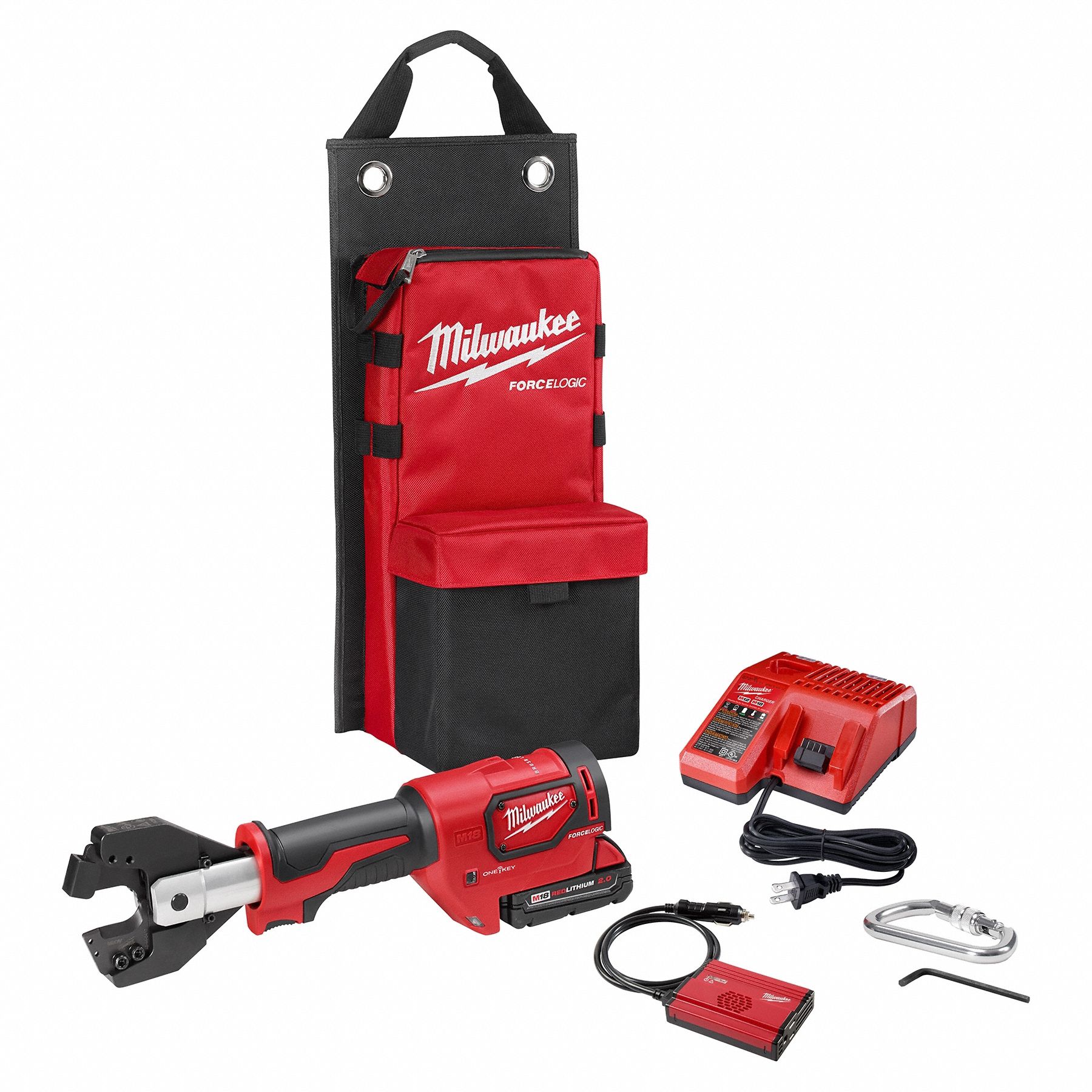 MILWAUKEE, M18, 777 MCM Copper, Cordless Cable Cutter Kit - 54YP94|2672 ...