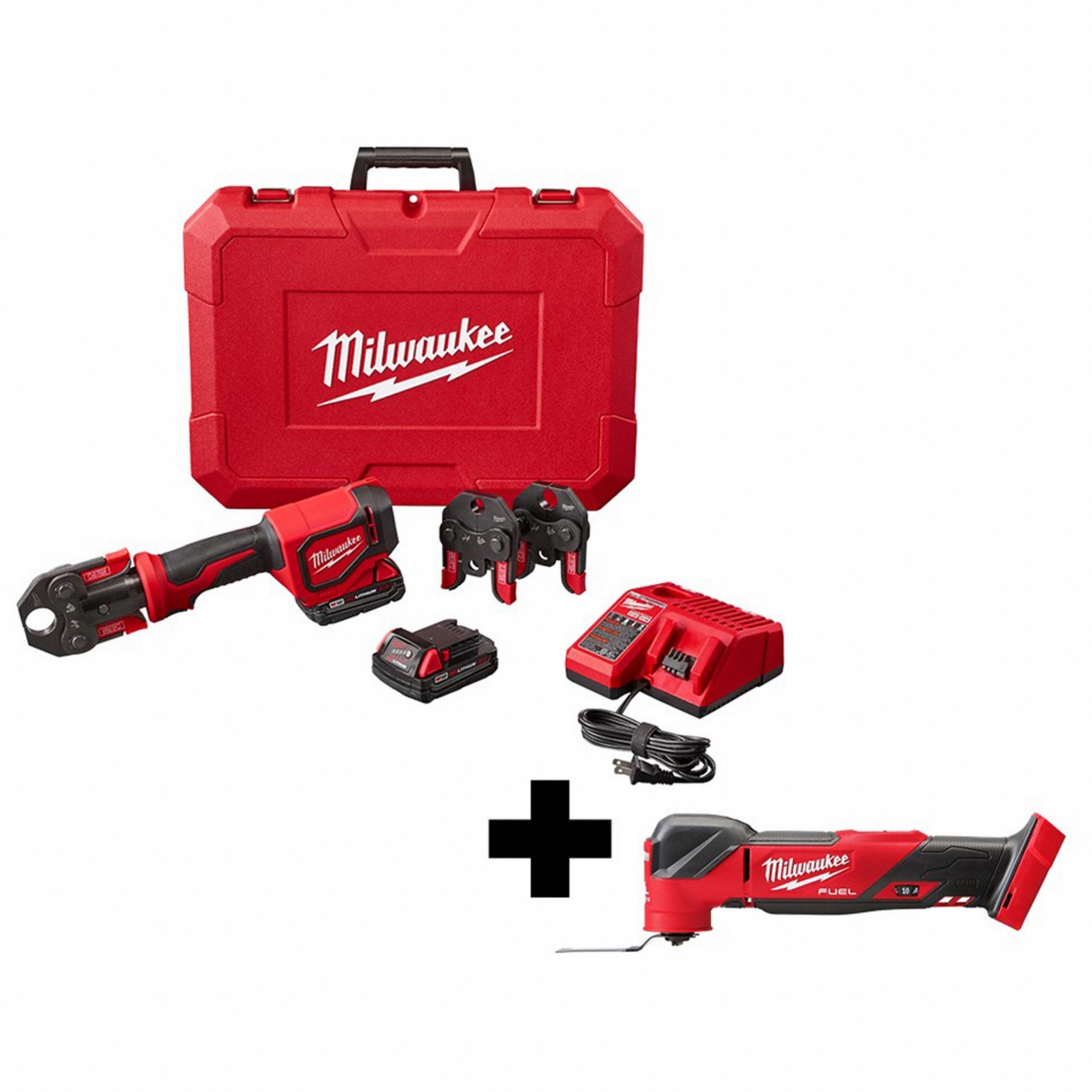 MILWAUKEE, Press Tool Kit - 382YU1|2674-22C,2836-20 - Grainger