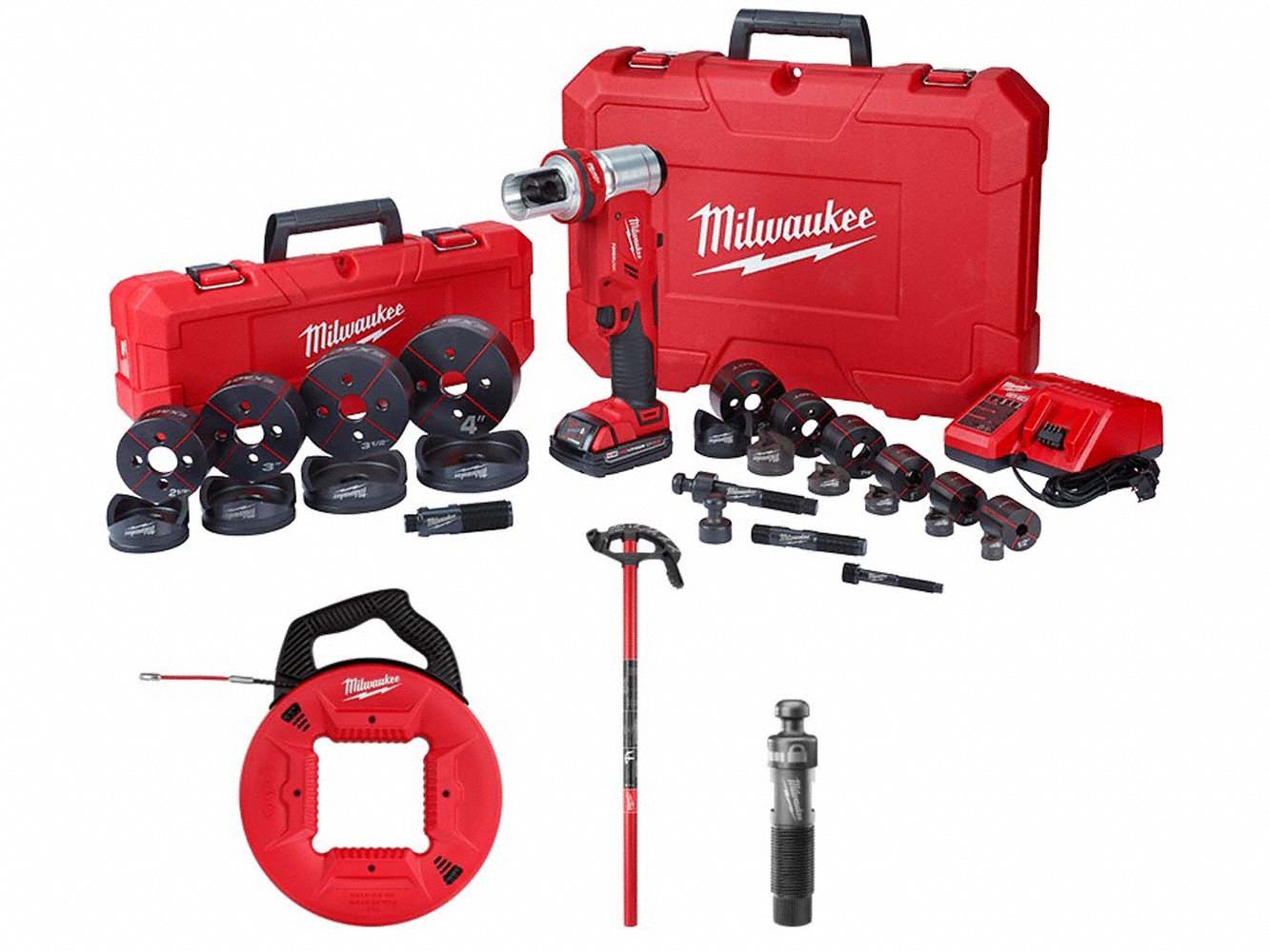 M18 KO KT+FISHTAPE+CNDUIT BNDR+DRAW STUD - Grainger