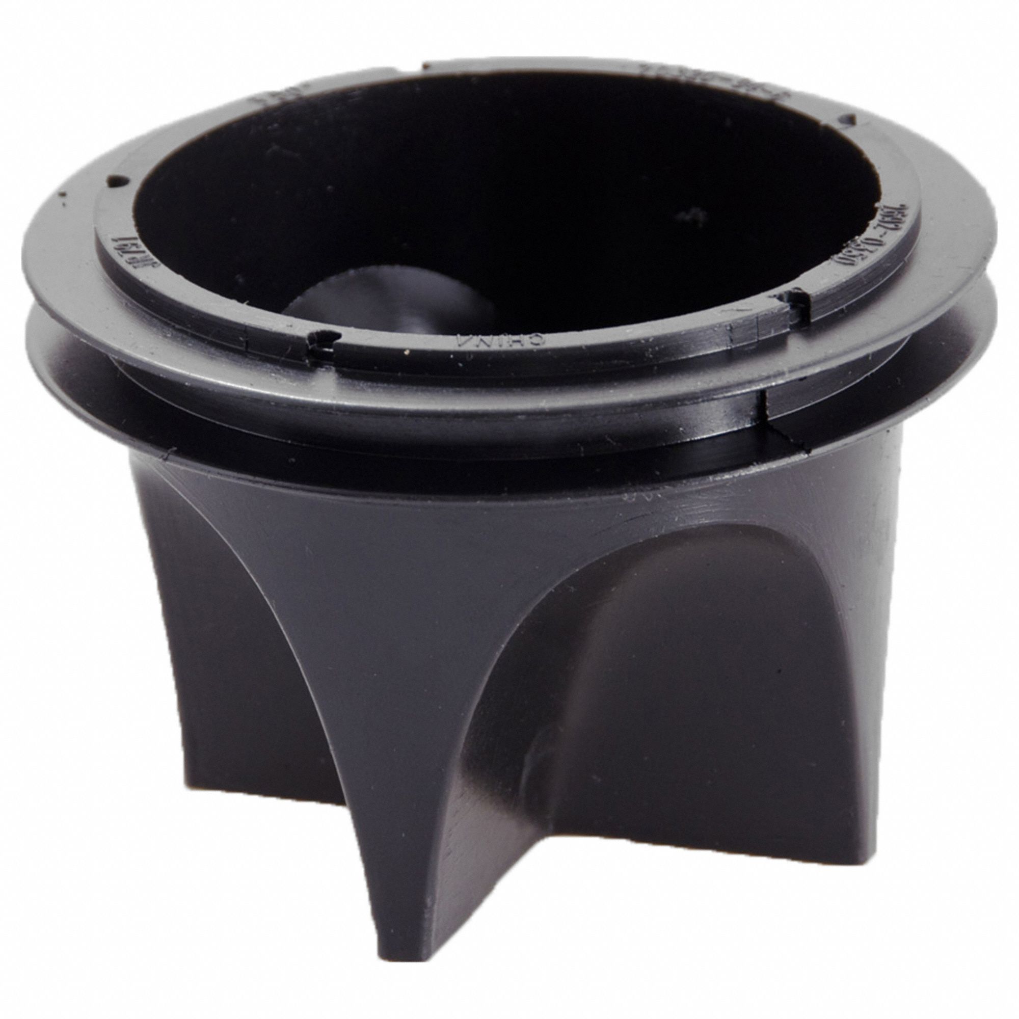 JAY R. SMITH MFG. CO, 3 1/2 in Pipe Dia., Black, Stink Stopper Quad ...