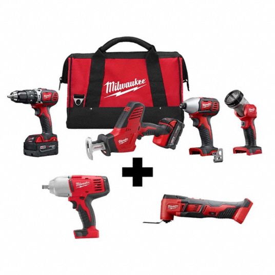 MILWAUKEE, Combo Kit, HTIW and Multi-Tool - 388TF3|2695-24, 2663-20 ...
