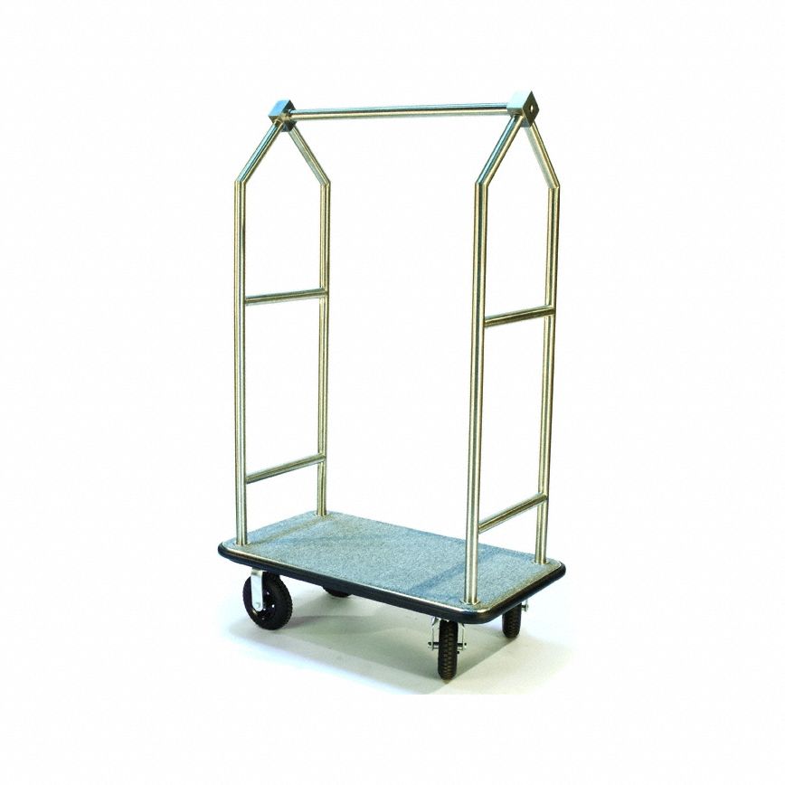 CSL, 1 1/2 in Frame Dia, 44 in Overall Lg, Bellman Cart - 5RZV7|2699BK ...