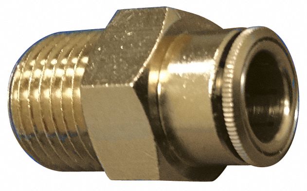 Straight, Threaded Tube Fitting - 269P53|1168X4X4 - Grainger