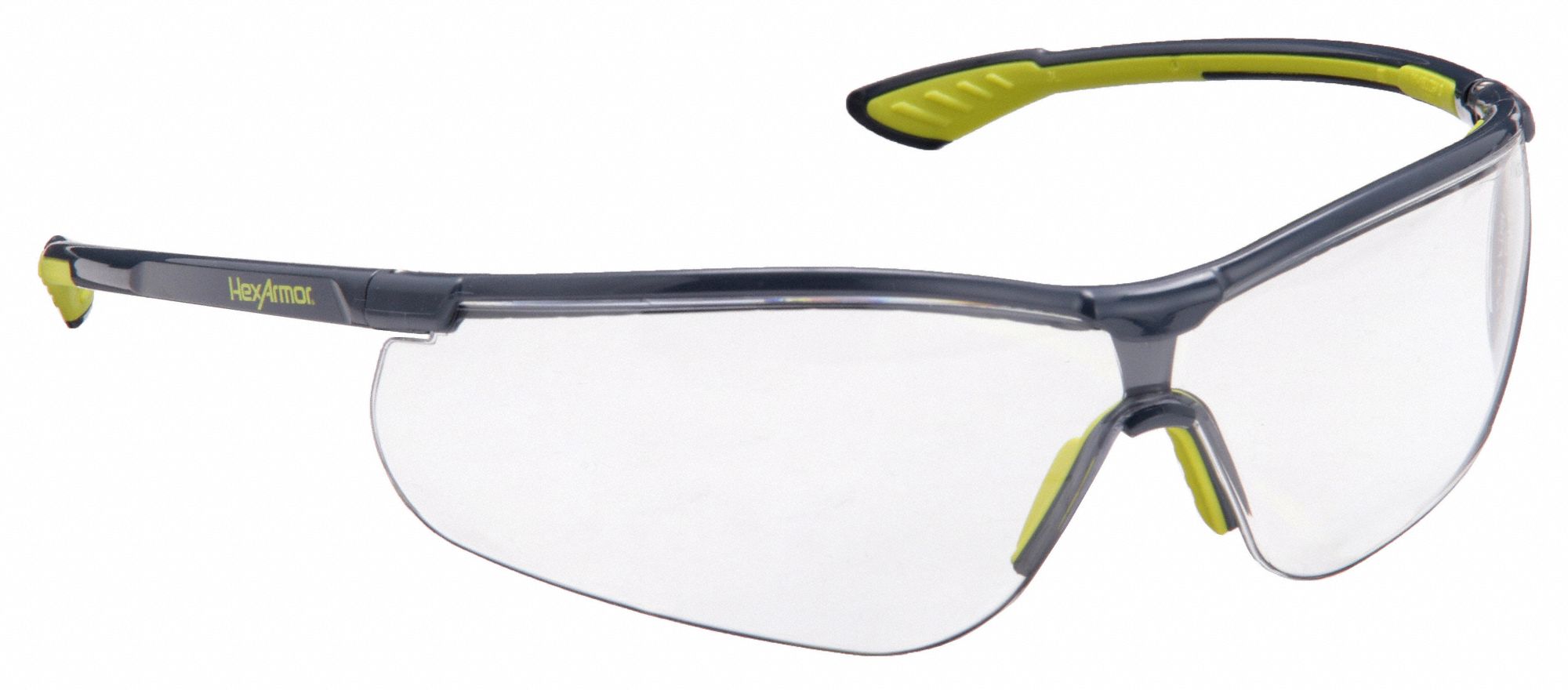 HEXARMOR, Clear Lens, Half-Frame, Safety Glasses - 269R56|11-15004-03 ...