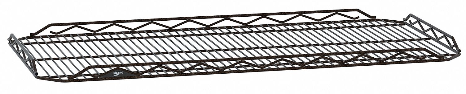 METRO, 48 in x 14 in, 4 Shelves, Drop Mat Shelf - 26C245|HDM1448Q-DCH-4 ...