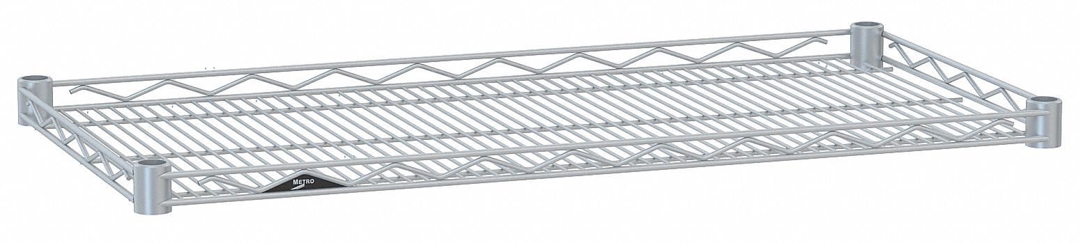 METRO, 36 in x 24 in, 4 Shelves, Wire Shelf - 26C266|HDM2436BR-4 - Grainger