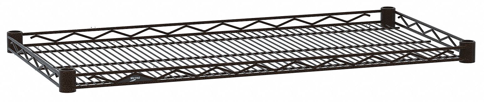 METRO, 48 in x 14 in, 4 Shelves, Drop Mat Shelf - 26C326|HDM1448-DCH-4 ...