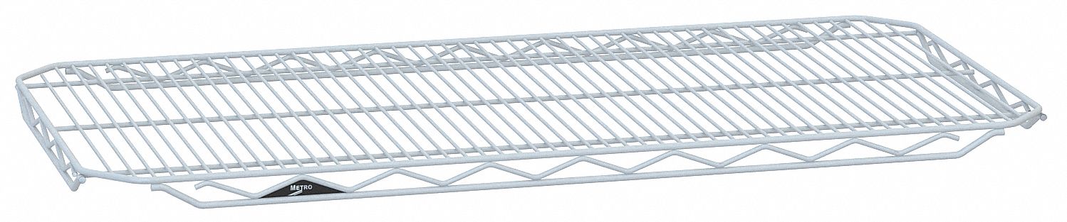METRO, 36 in x 14 in, 4 Shelves, Wire Display Shelf - 26C349|1436QW-4 ...