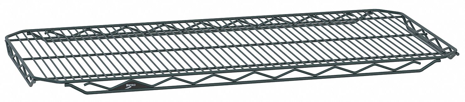 METRO, 36 in x 14 in, 4 Shelves, Wire Display Shelf - 26C365|1436Q-DSG ...