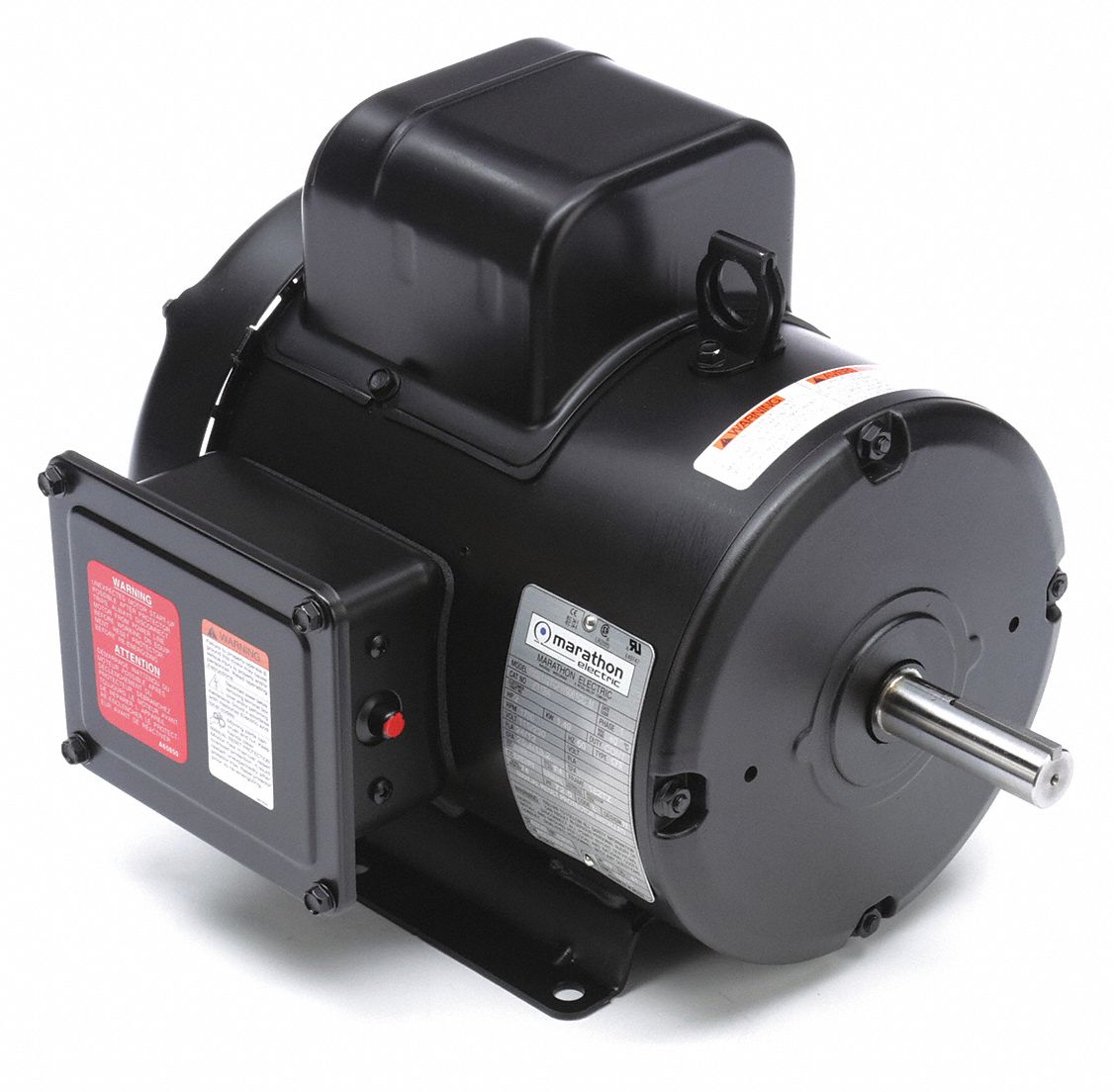 MARATHON MOTORS, Single Phase, Rigid Base, Farm Duty Motor - 26CK60 ...