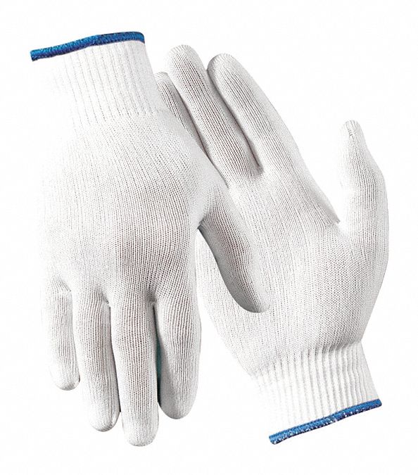 Nylon Liner, Full Fngr, Laundered L - Grainger