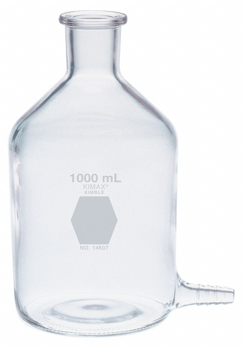 Borosilicate Glass, 250 mL Capacity - mL, Reservoir Bottle - 26CV92|14607-250 - Grainger