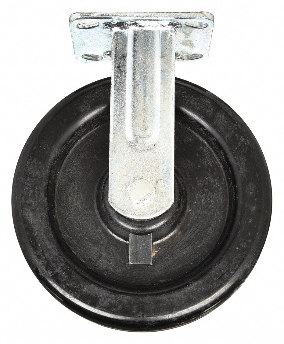 DAYTON, 8 in Overall Wd, Phenolic, Phenolic Caster,Rigid,8 In - 26FG82 ...