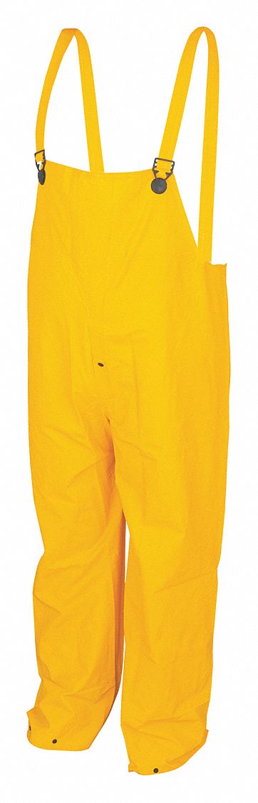 MCR SAFETY, Classic .35Mm Pvc Poly Bib Overall,XL - 26H161|200BPXL ...