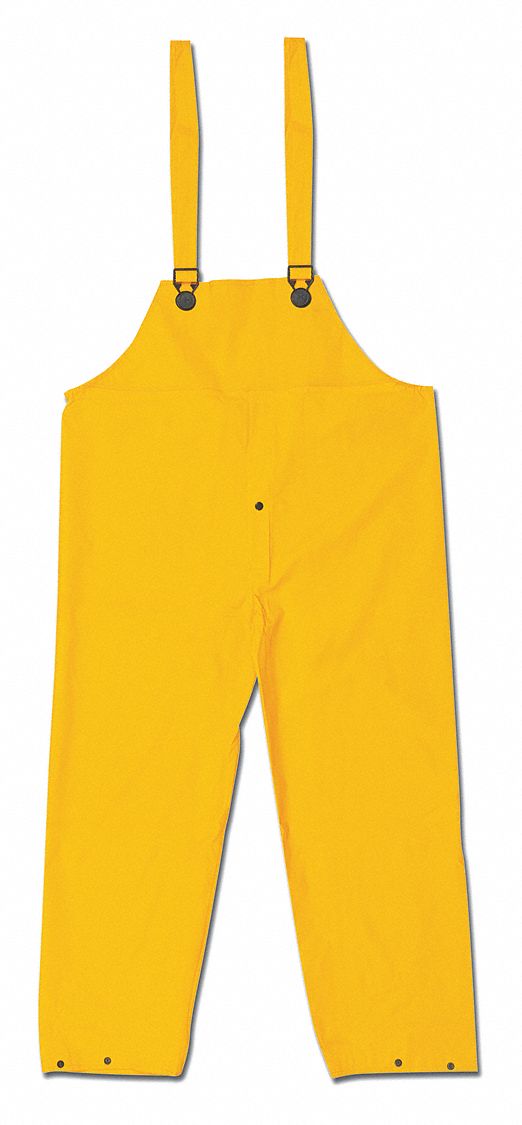 MCR SAFETY, Classic .35Mm Pvc Poly Bib Overall W,L - 26H163|200BPL ...
