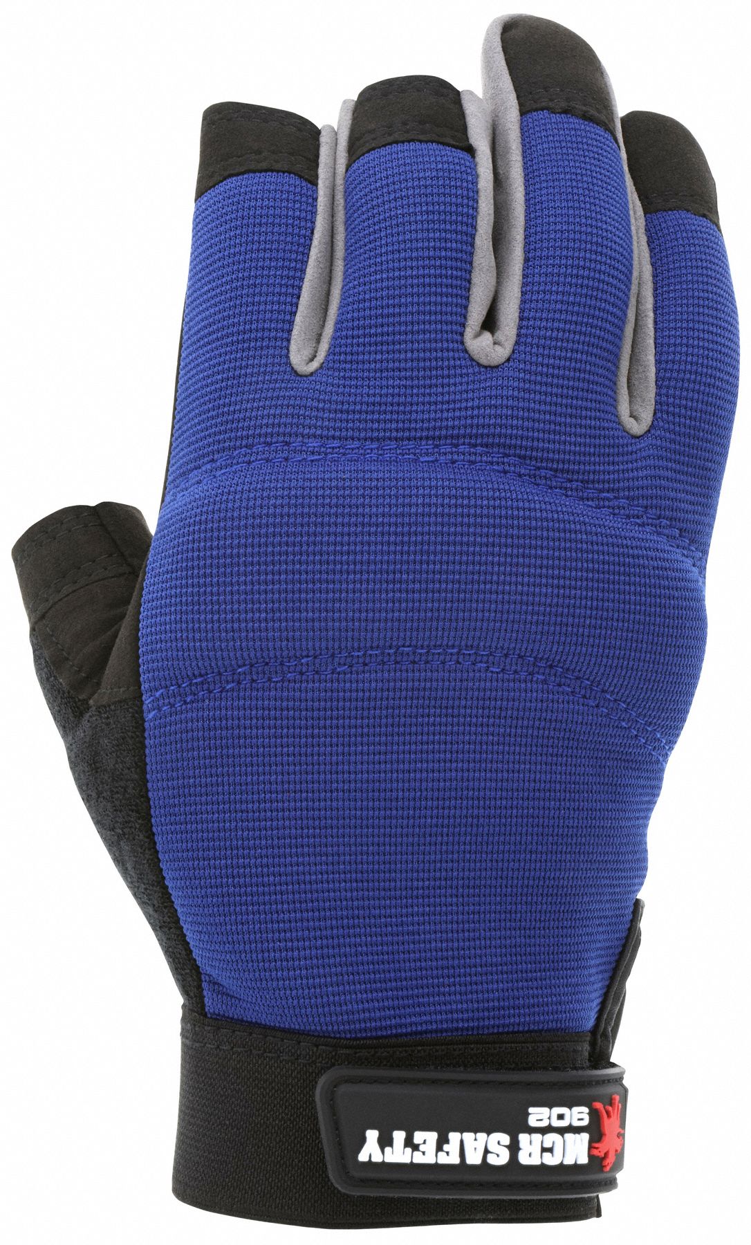 MCR SAFETY Mechanics Gloves: L ( 9 ), Mechanics Glove, Partial Finger ...