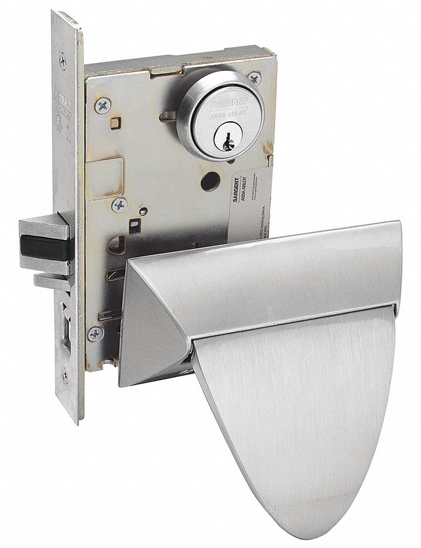 SARGENT, Office Paddle Locksets, Stainless Steel, Door Lockset - 26JF62 ...
