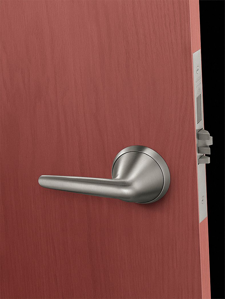 CORBIN, Privacy Lever Locksets, Stainless Steel, Door Lockset - 26JF71 ...