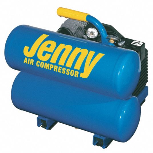 JENNY, Oil Lubricated, 4 gal, Portable Air Compressor - 26JY11|AM780 ...