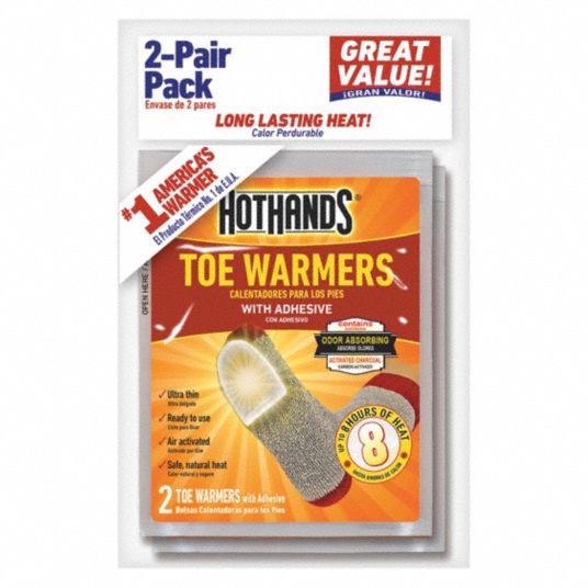 HOTHANDS, Toe Warmer, Air-Activated, Toe Warmer - 26KF10|TT224DQ - Grainger