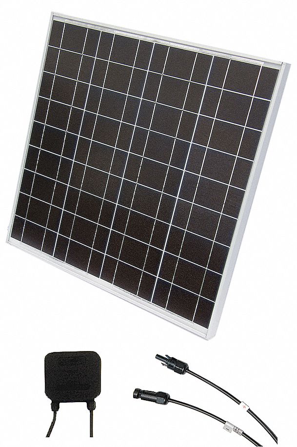 Polycrystalline, 50W, Solar Panel - 26KG87|SPM050P-N - Grainger