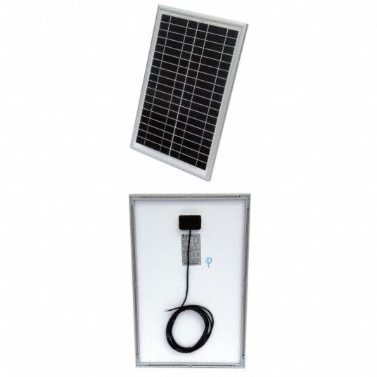 SOLARTECH POWER, 20 W Max Power Point, 36 Cells, Solar Panel - 26KH41 ...