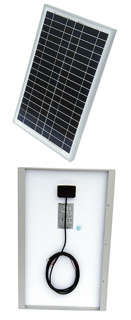 SOLARTECH POWER, 20 W Max Power Point, 36 Cells, Solar Panel - 26KH42 ...