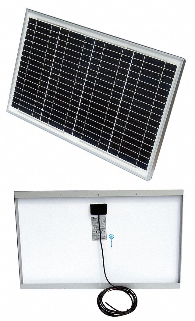 SOLARTECH POWER, 30 W Max Power Point, 68 Cells, Solar Panel - 26KH45 ...