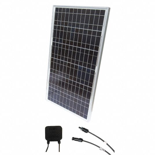 SOLARTECH POWER, 65 W Max Power Point, 36 Cells, Solar Panel - 26KH54 ...