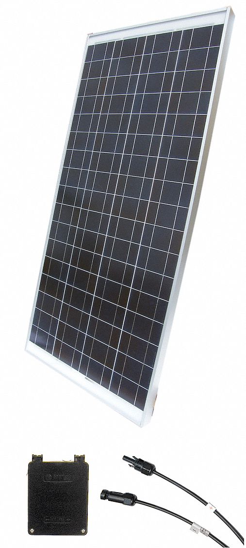SOLARTECH POWER, 130 W Max Power Point, 36 Cells, Solar Panel - 26KH62 ...