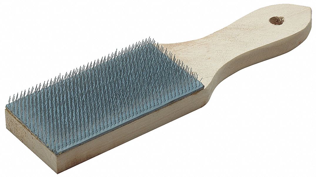 8 1/2 in Overall Lg, Steel Wire Bristles, File Cleaner - 26KR07|26KR07 ...