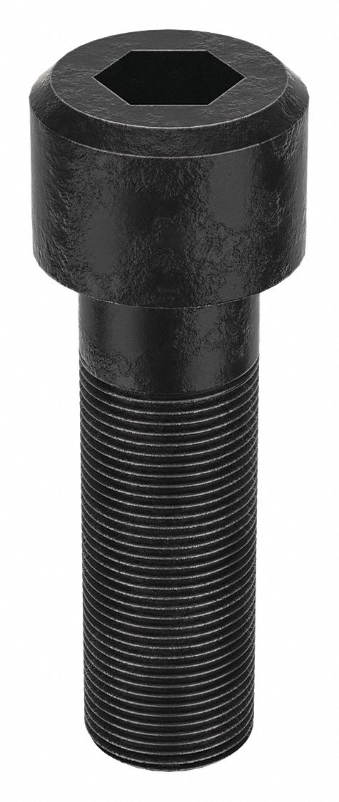 1 1/4"-12 Thread Size, 4 in Lg, Socket Head Cap Screw - 26KX62|U07040 ...