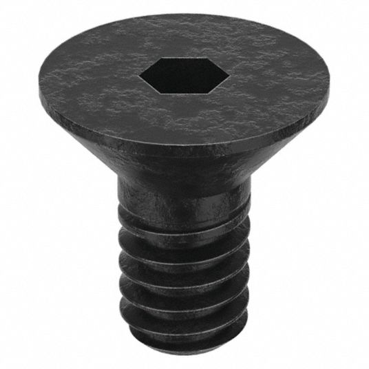 #2-56 Thread Size, 1/8 in Lg, Socket Flat Head Screw - 26KY45|U07410 ...