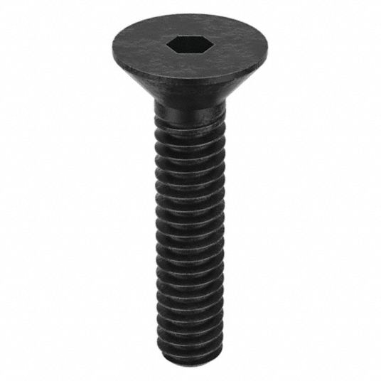 #2-56 Thread Size, 3/8 in Lg, Socket Flat Head Screw - 26KY49|U07410 ...