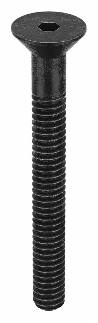 #2-56 Thread Size, 3/4 in Lg, Socket Flat Head Screw - 26KY52|U07410 ...