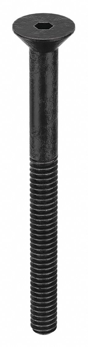 #2-56 Thread Size, 1 in Lg, Socket Flat Head Screw - 26KY54|U07410.008. ...