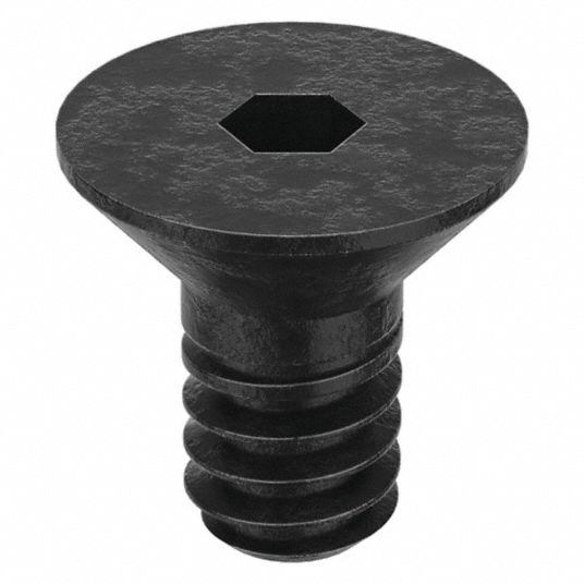 #6-32 Thread Size, 3/16 in Lg, Socket Flat Head Screw - 26KY82|U07410 ...