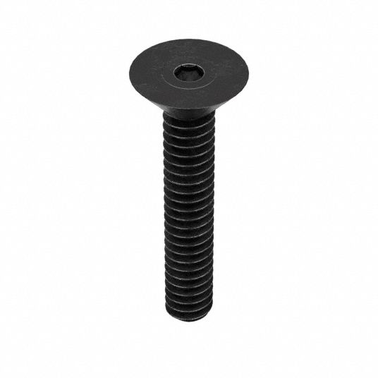 #6-32 Thread Size, 3/4 in Lg, Socket Flat Head Screw - 26KY88|U07410 ...