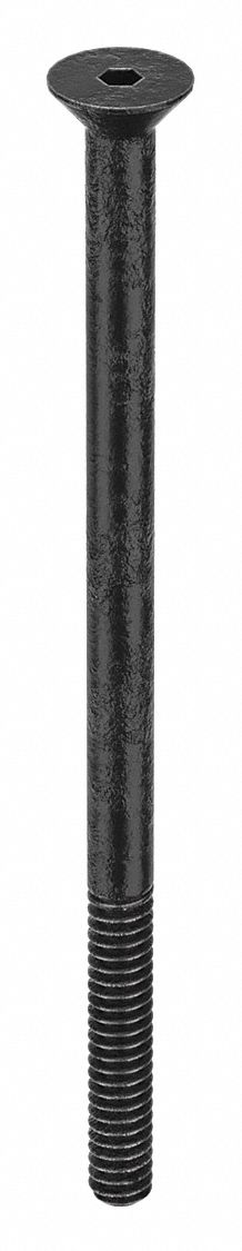 #6-32 Thread Size, 2 1/2 in Lg, Socket Flat Head Screw - 26KY96|U07410 ...