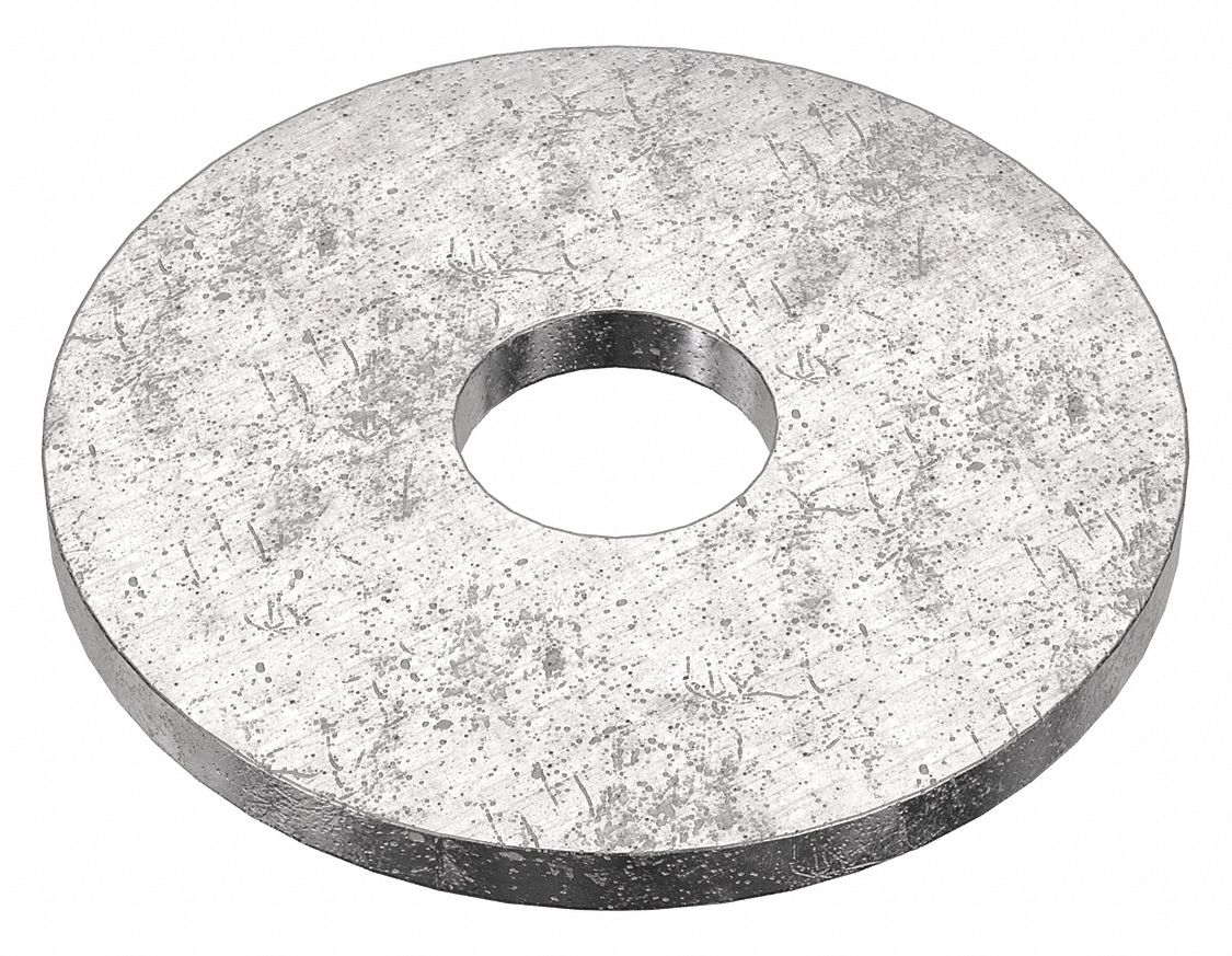 18-8, Stainless Steel, Wide Rim Type B Washer - 26L036|WASB14W8 - Grainger