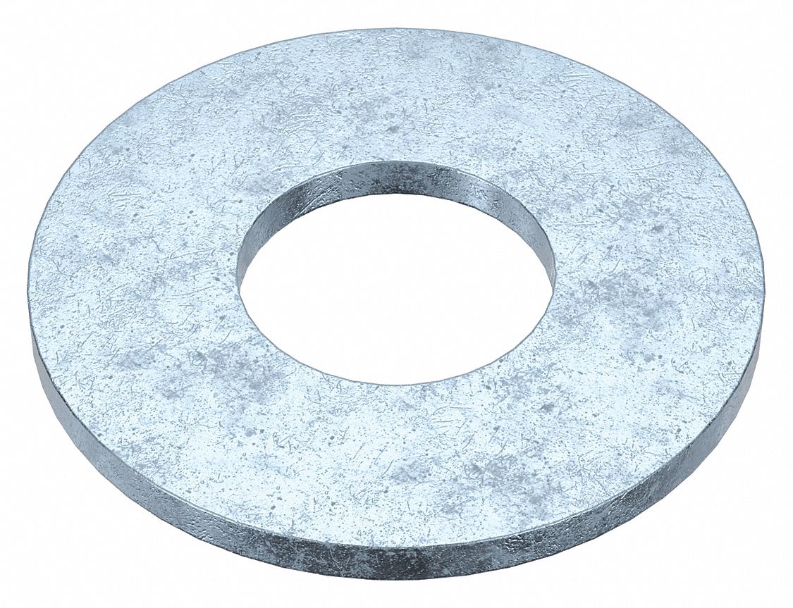 Case Hardened, Zinc Plated, Type B Washer - 26L065|WASB81RZ - Grainger