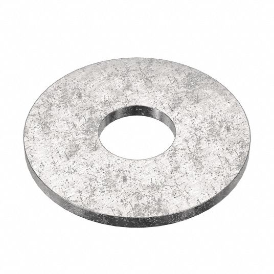18-8, Stainless Steel, Wide Rim Type B Washer - 26L081|WASB78W8 - Grainger