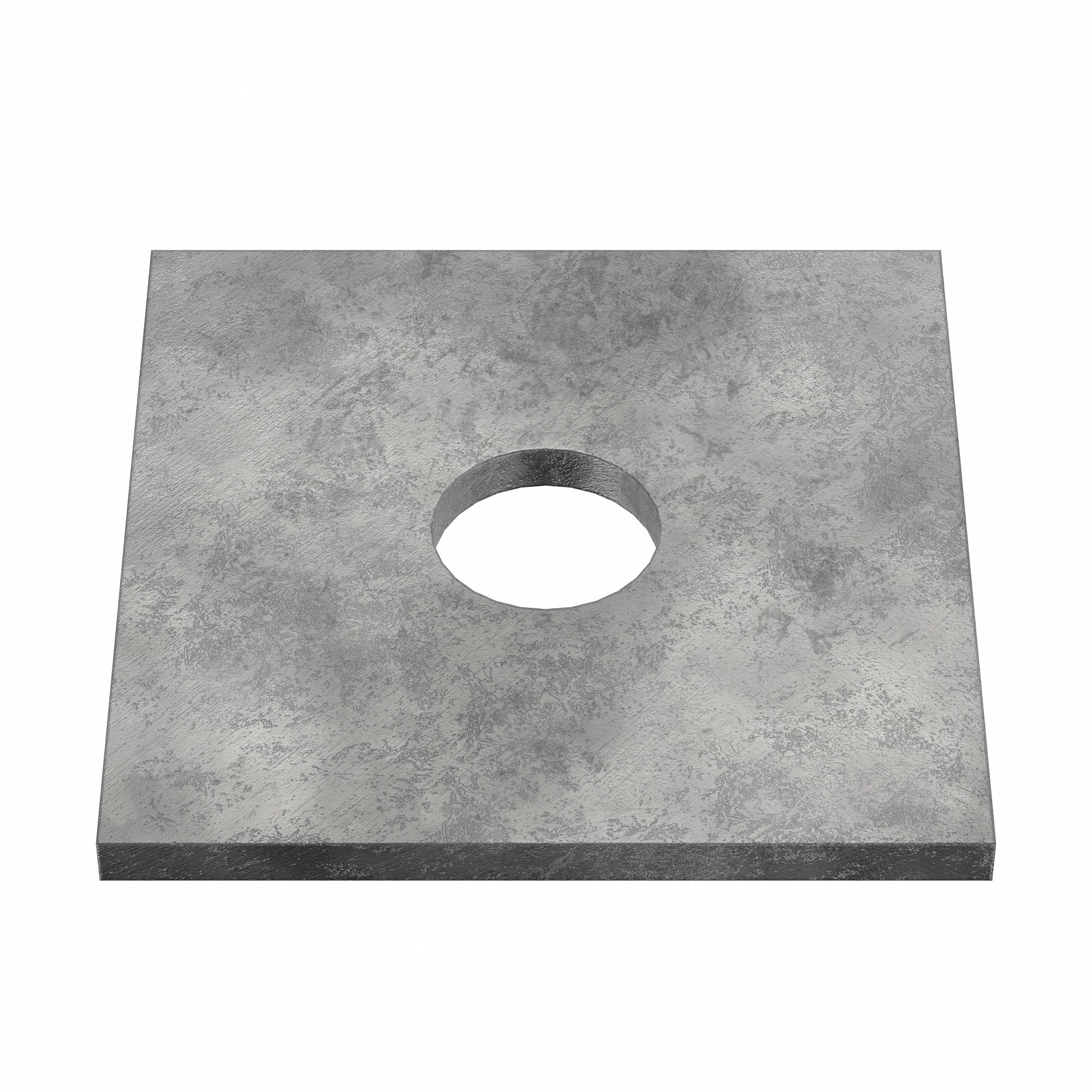 Case Hardened, Galvanized, Square Washer - 26L105|Z8947G - Grainger