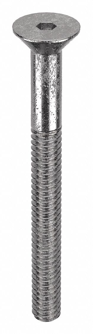 #2-56 Thread Size, 7/8 in Lg, Socket Flat Head Screw - 26LA82|U51060 ...