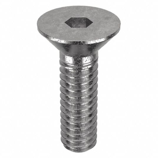 #5-40 Thread Size, 3/8 in Lg, Socket Flat Head Screw - 26LA95|U51060 ...