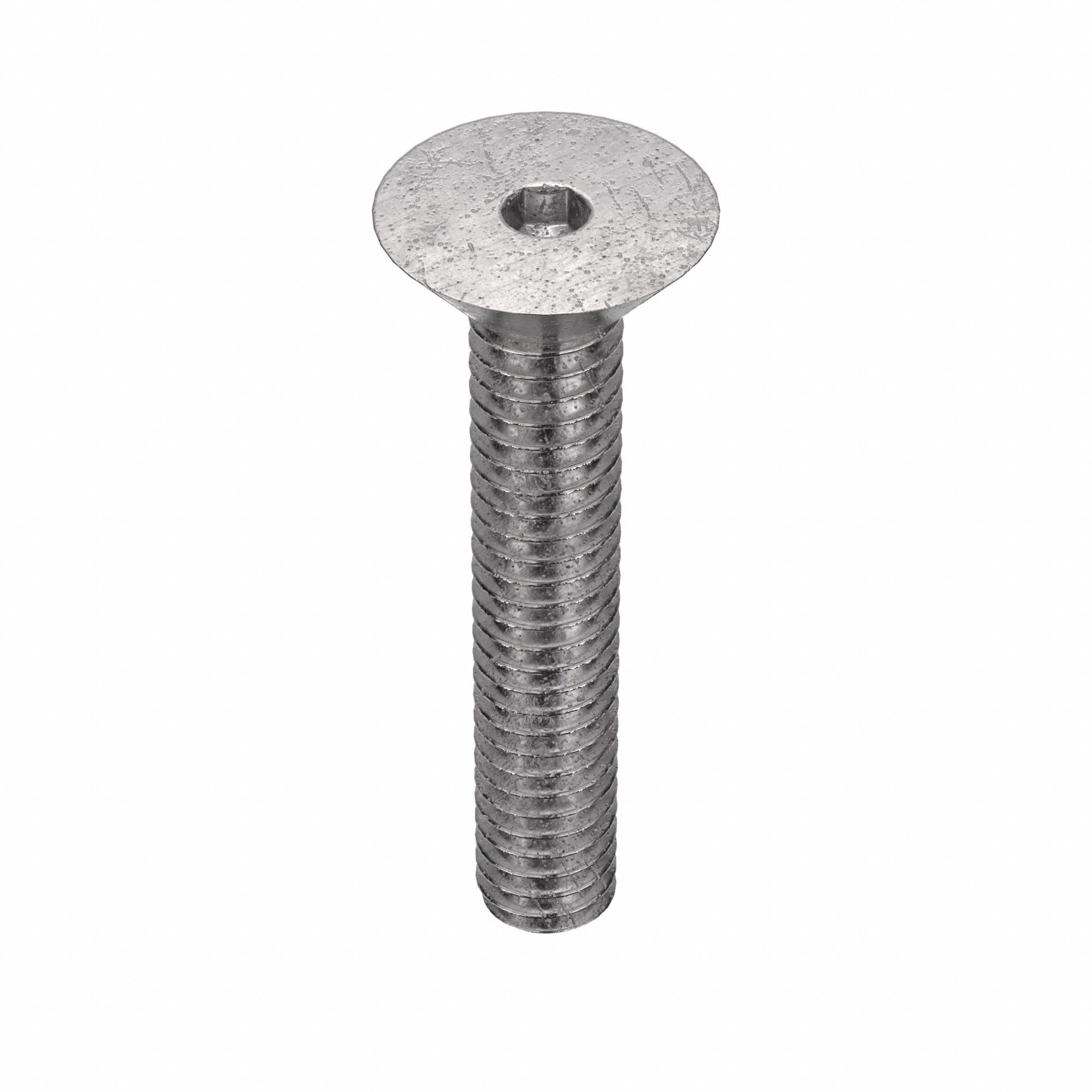 #8-32 Thread Size, 7/8 in Lg, Socket Flat Head Screw - 26LC05|U51060 ...