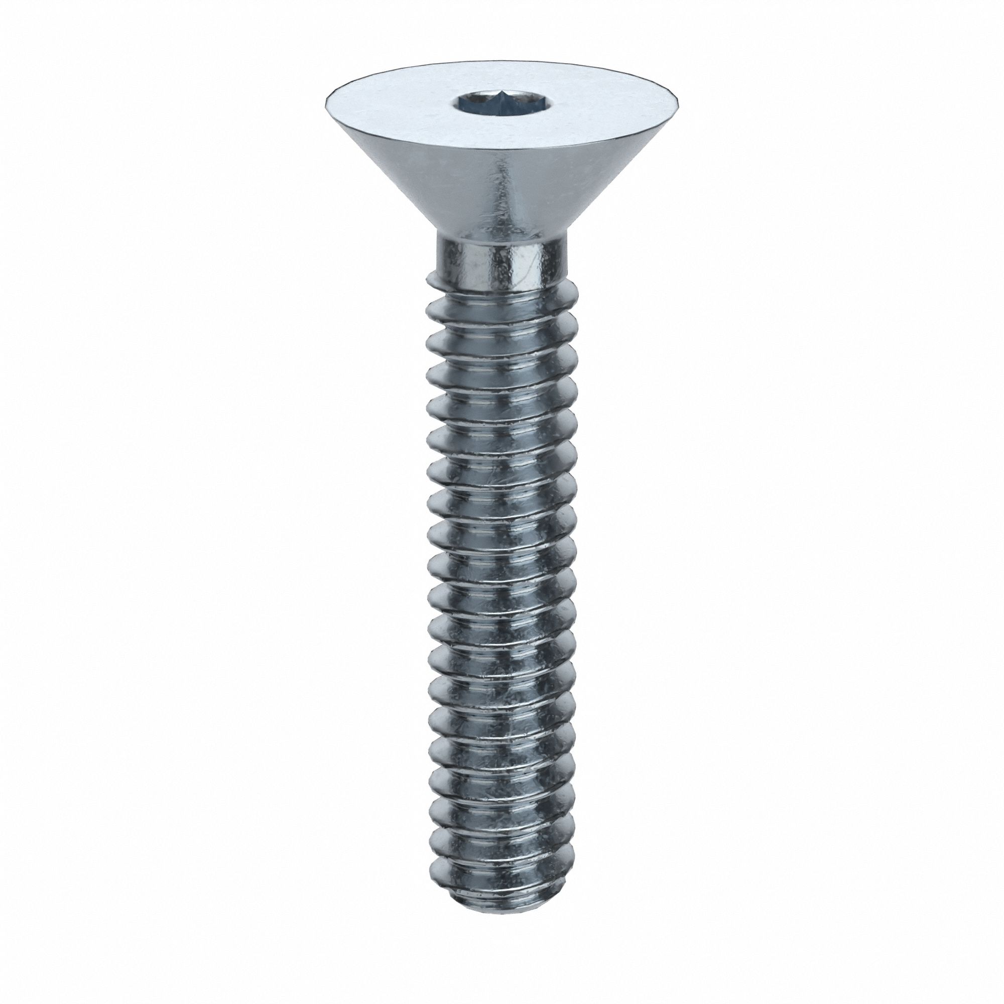 #4-40 Thread Size, 5/8 in Lg, Socket Flat Head Screw - 26LC49|U07415 ...