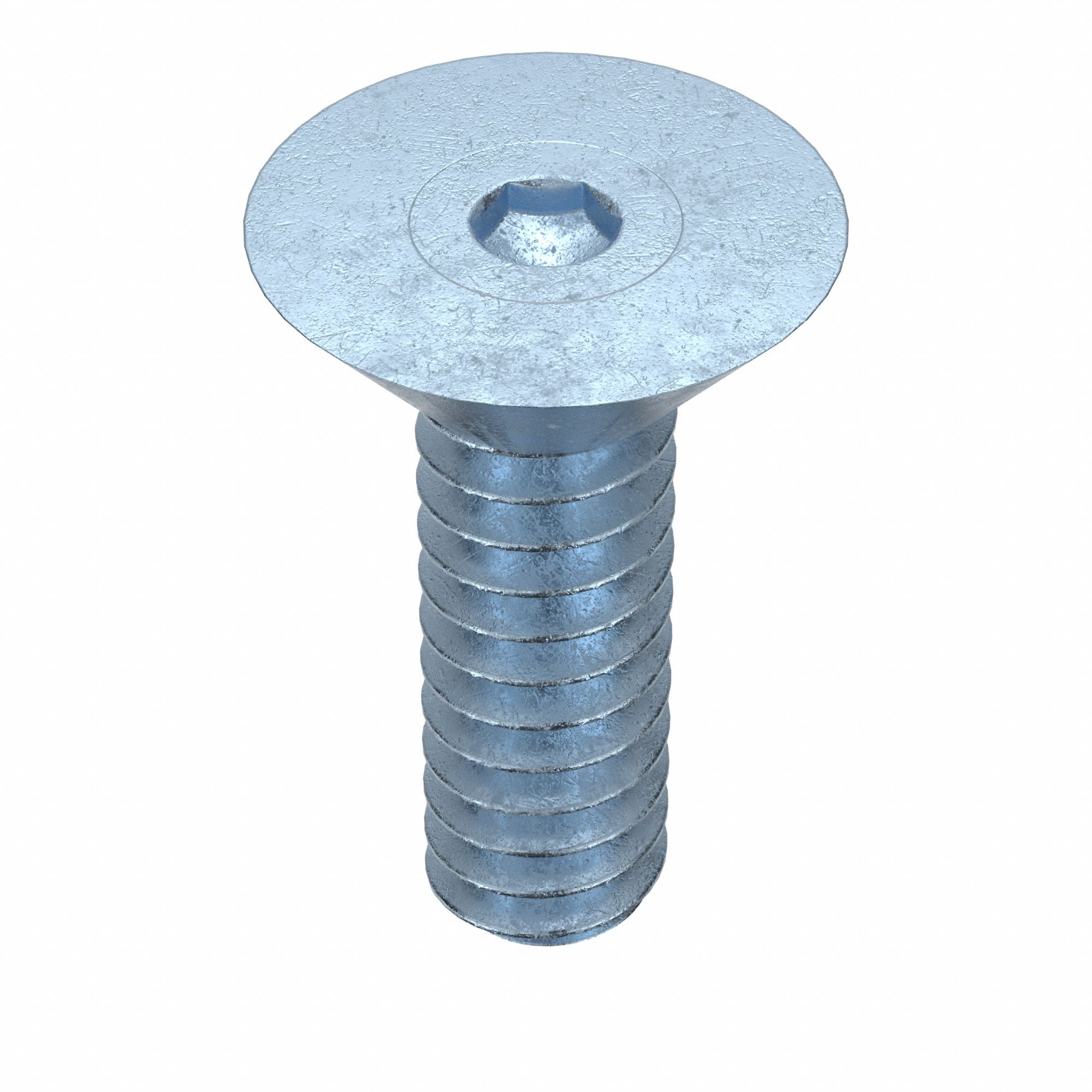 #6-32 Thread Size, 3/8 in Lg, Socket Flat Head Screw - 26LC52|U07415 ...