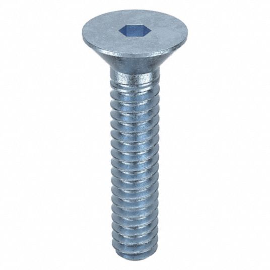#6-32 Thread Size, 5/8 in Lg, Socket Flat Head Screw - 26LC54|U07415 ...